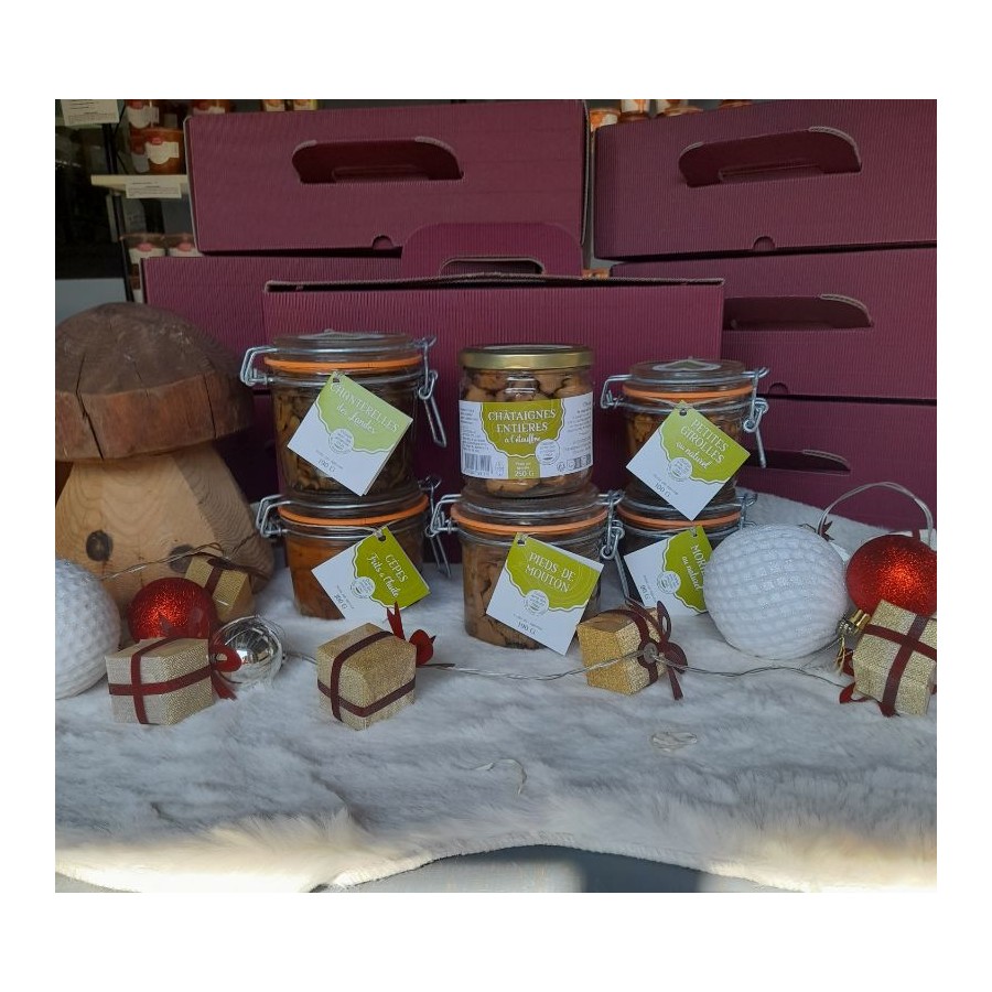 Champignons en conserves : bocaux à l'huile & au vinaigre